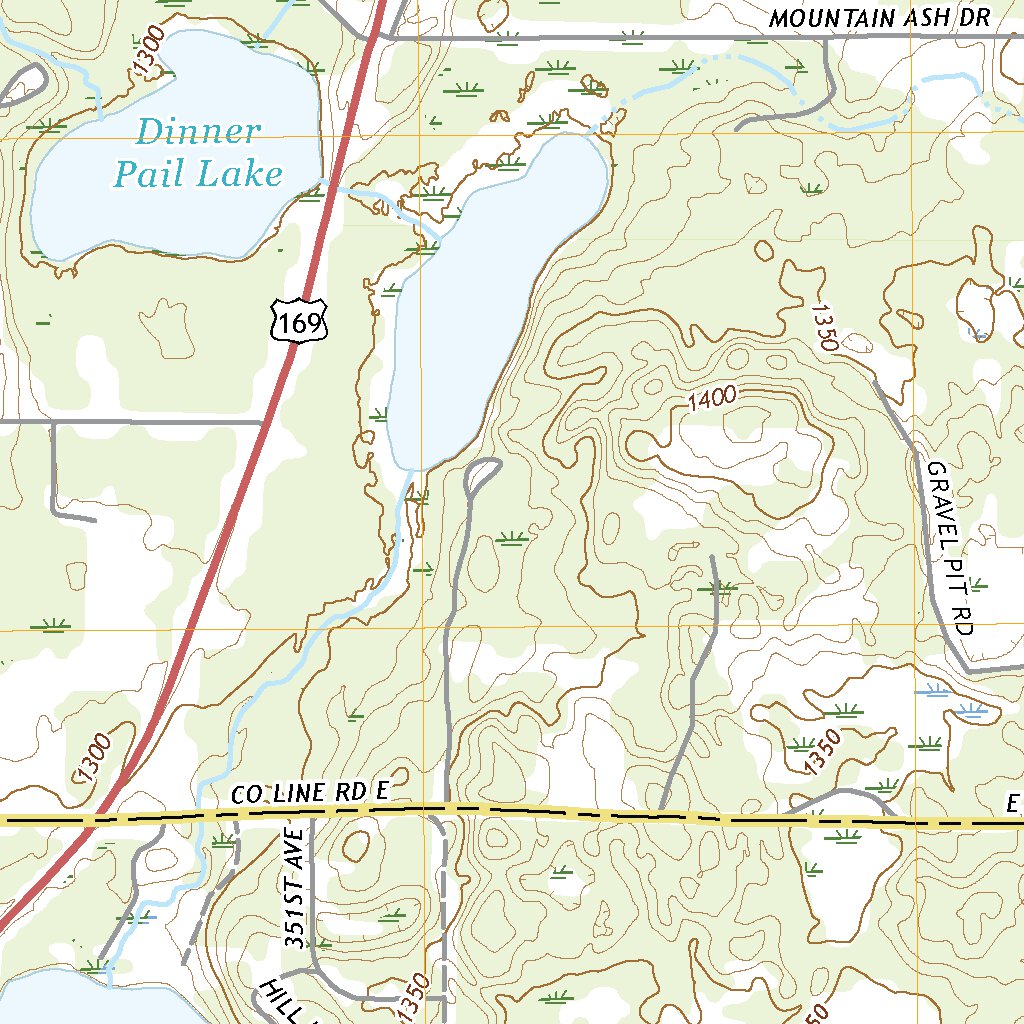Mountain Ash Lake, MN (2019, 24000-Scale) Map by United States ...
