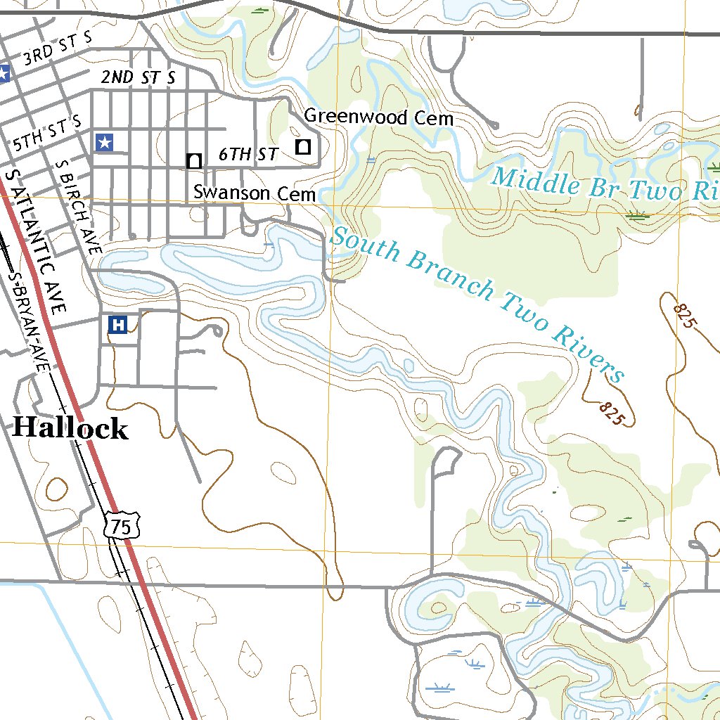 Hallock, MN (2019, 24000-Scale) Map by United States Geological Survey ...