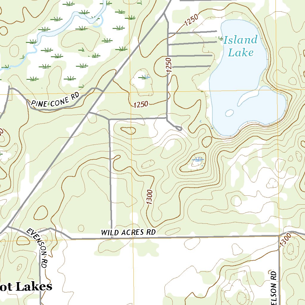 Jenkins, MN (2019, 24000-Scale) Map by United States Geological Survey ...