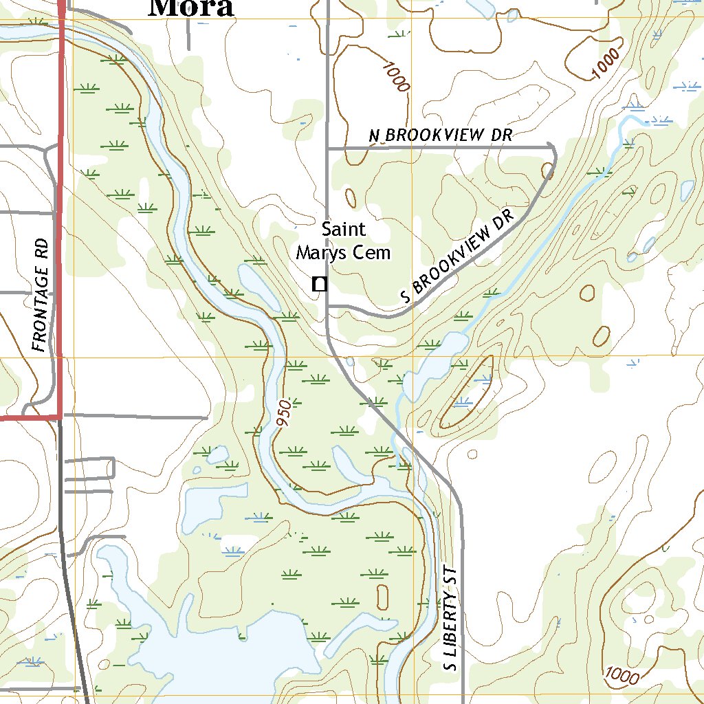 Mora South, MN (2019, 24000-Scale) Map by United States Geological ...