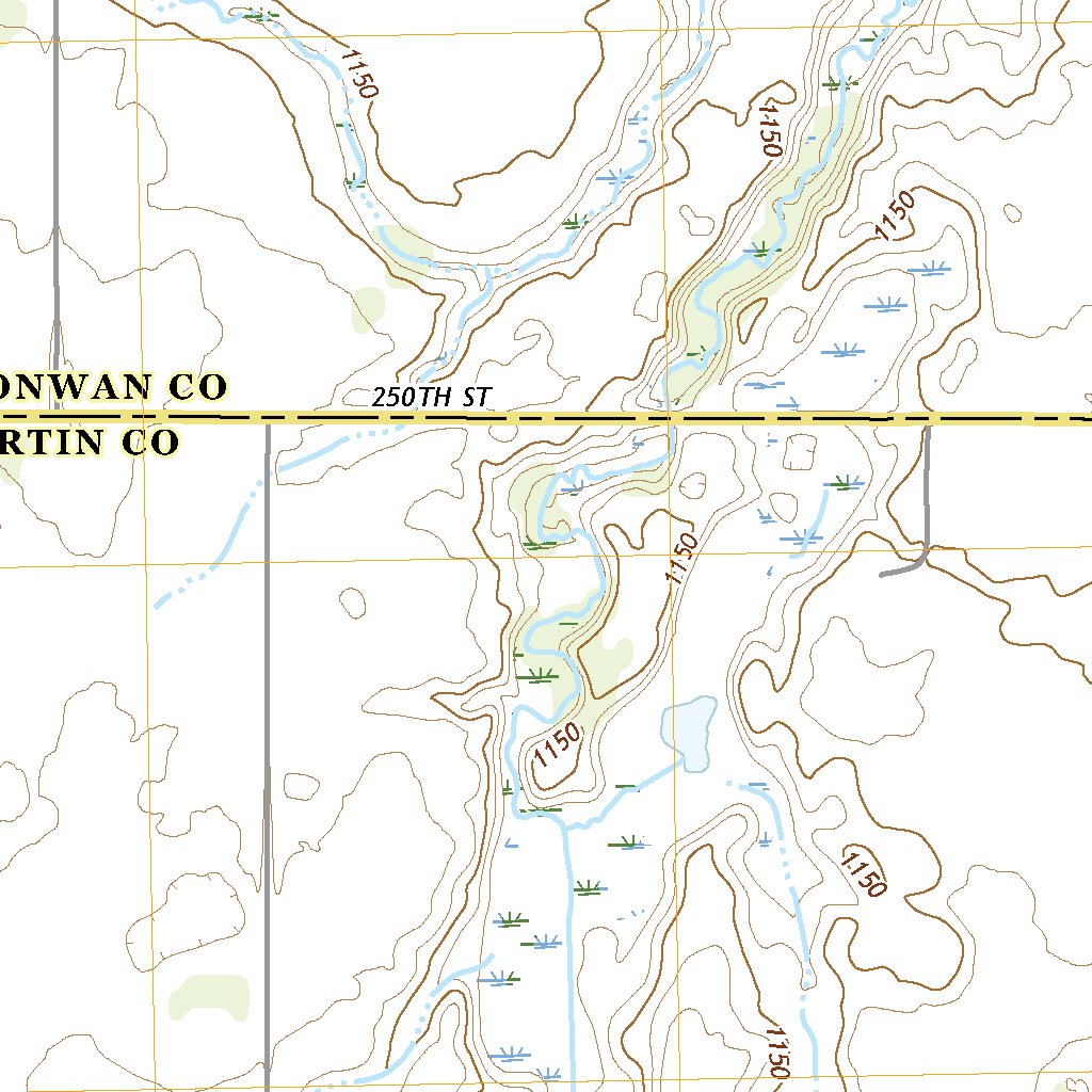 Saint James SE, MN (2019, 24000-Scale) Map by United States Geological ...