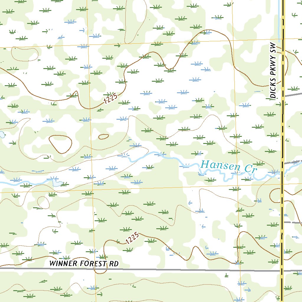 Mulligan Lake, MN (2019, 24000-Scale) Map by United States Geological ...
