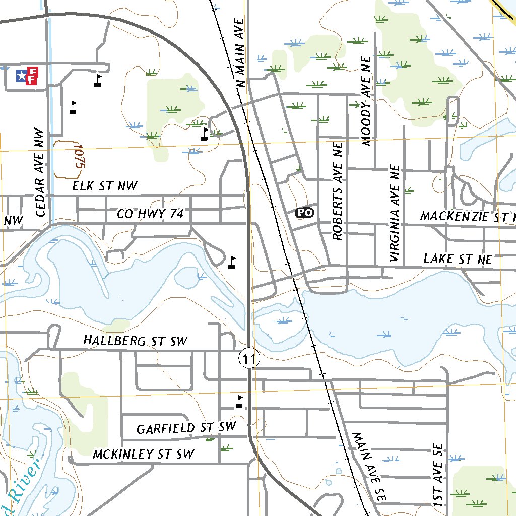 Warroad, MN (2019, 24000-Scale) Map by United States Geological Survey ...