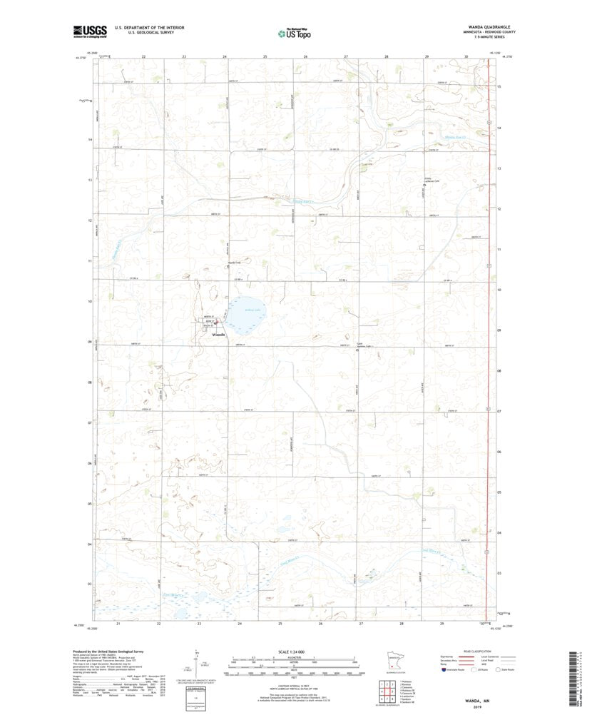 Wanda, MN (2019, 24000-Scale) Map by United States Geological Survey ...
