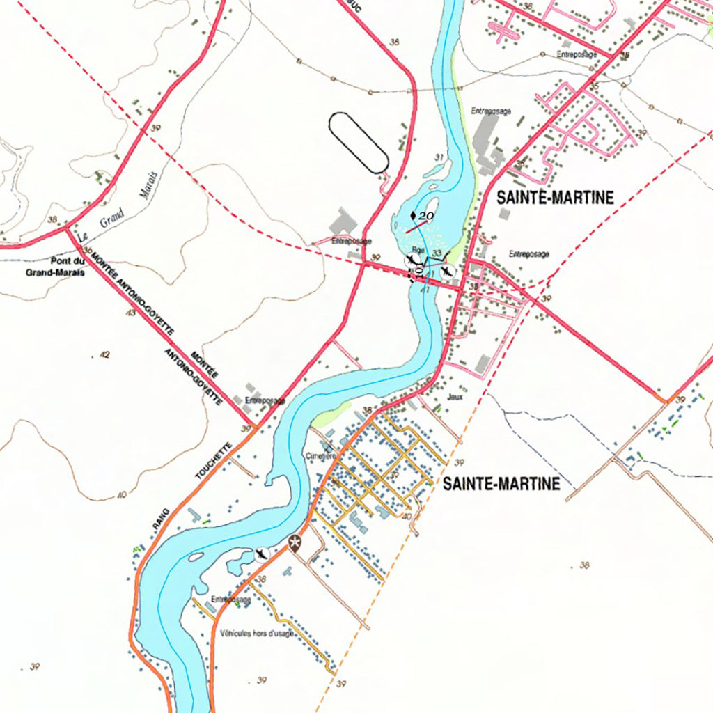 Rivière Chateauguay Map by Canot Kayak Quebec | Avenza Maps