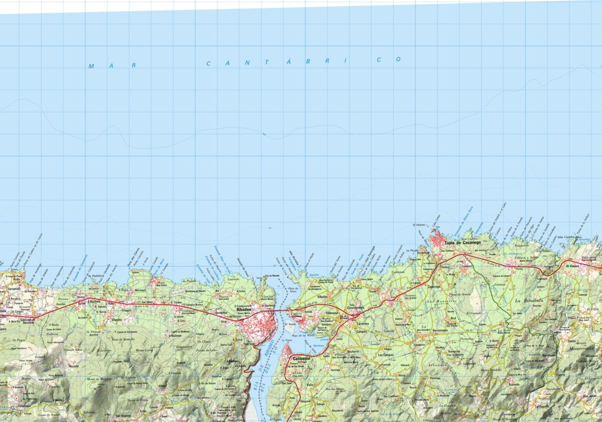 Ribadeo (0010) Map by Instituto Geografico Nacional de Espana | Avenza Maps