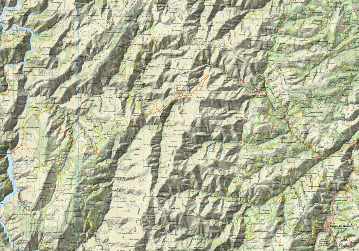 Cangas del Narcea (0050) Map by Instituto Geografico Nacional de Espana ...