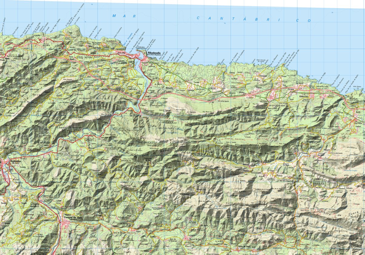 Ribadesella (0031) Map by Instituto Geografico Nacional de Espana ...
