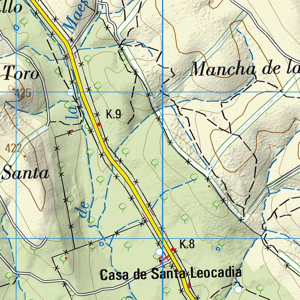 Puebla de Obando (0728) Map by Instituto Geografico Nacional de Espana ...