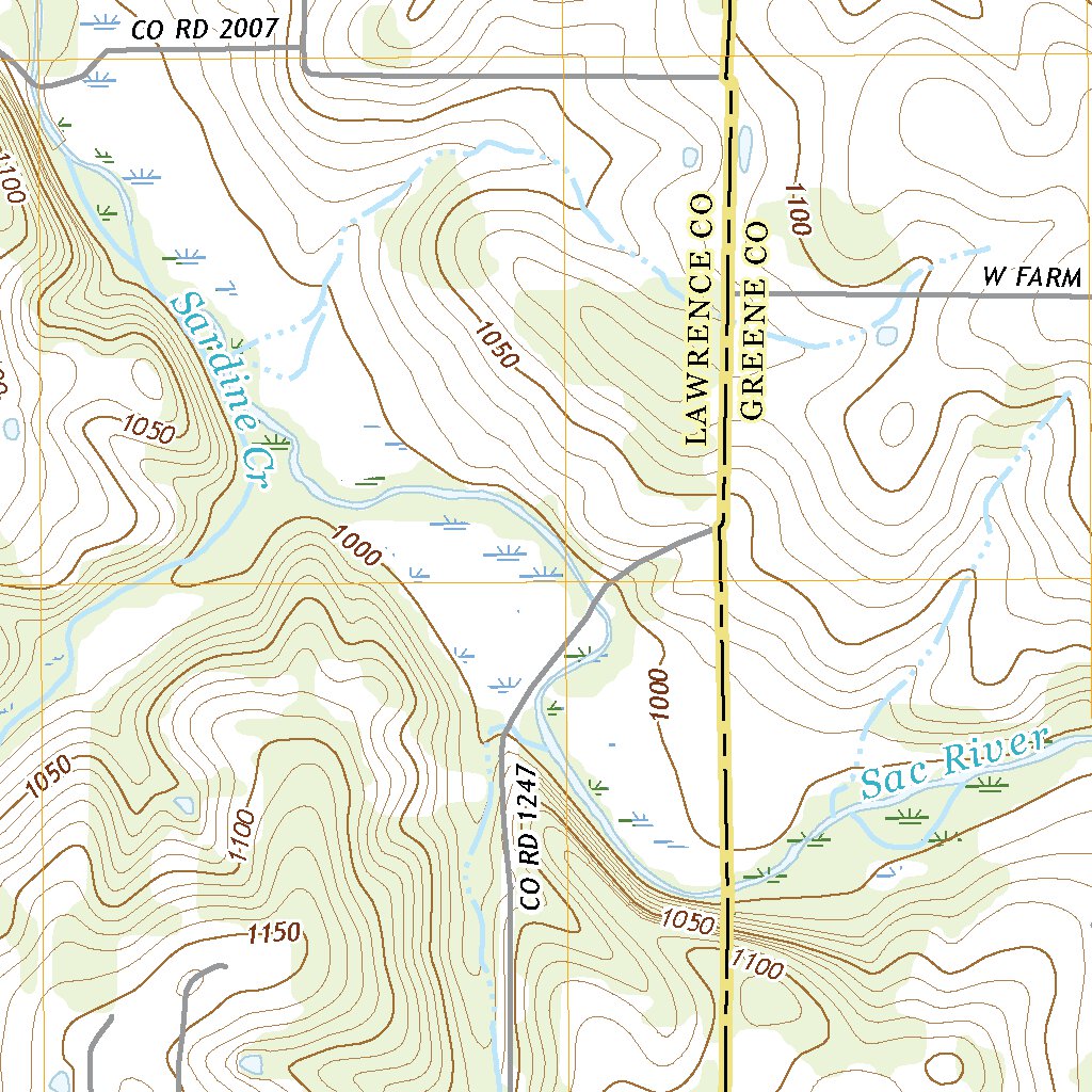 Ash Grove, MO (2021, 24000-Scale) Map by United States Geological ...