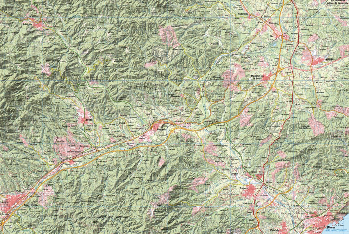 Blanes (0365) Map by Instituto Geografico Nacional de Espana | Avenza Maps