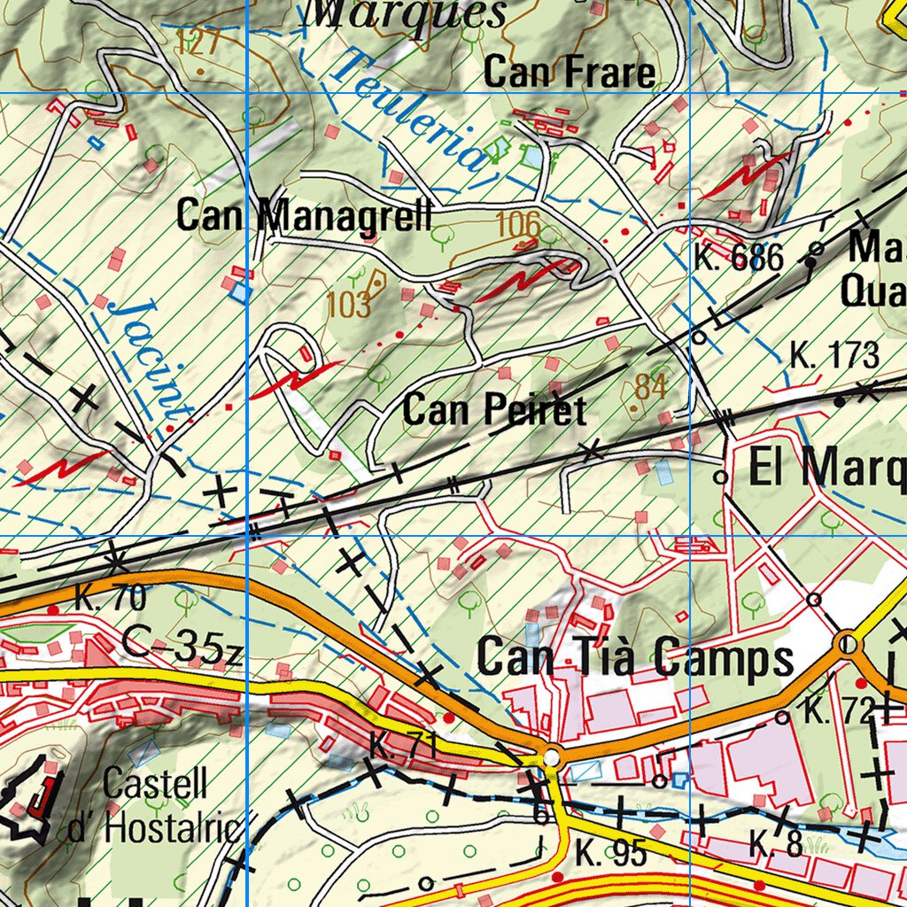 Blanes (0365) Map by Instituto Geografico Nacional de Espana | Avenza Maps