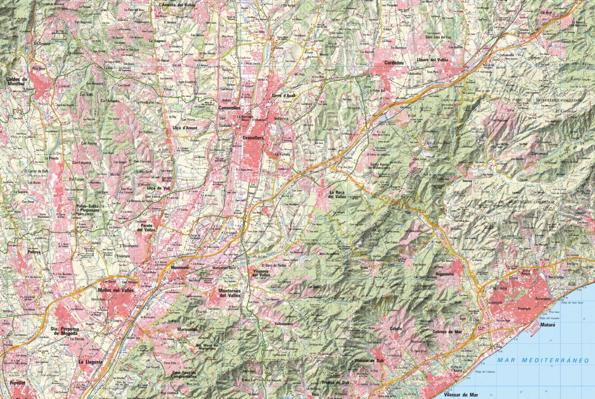 Mataró (0393) Map by Instituto Geografico Nacional de Espana | Avenza Maps