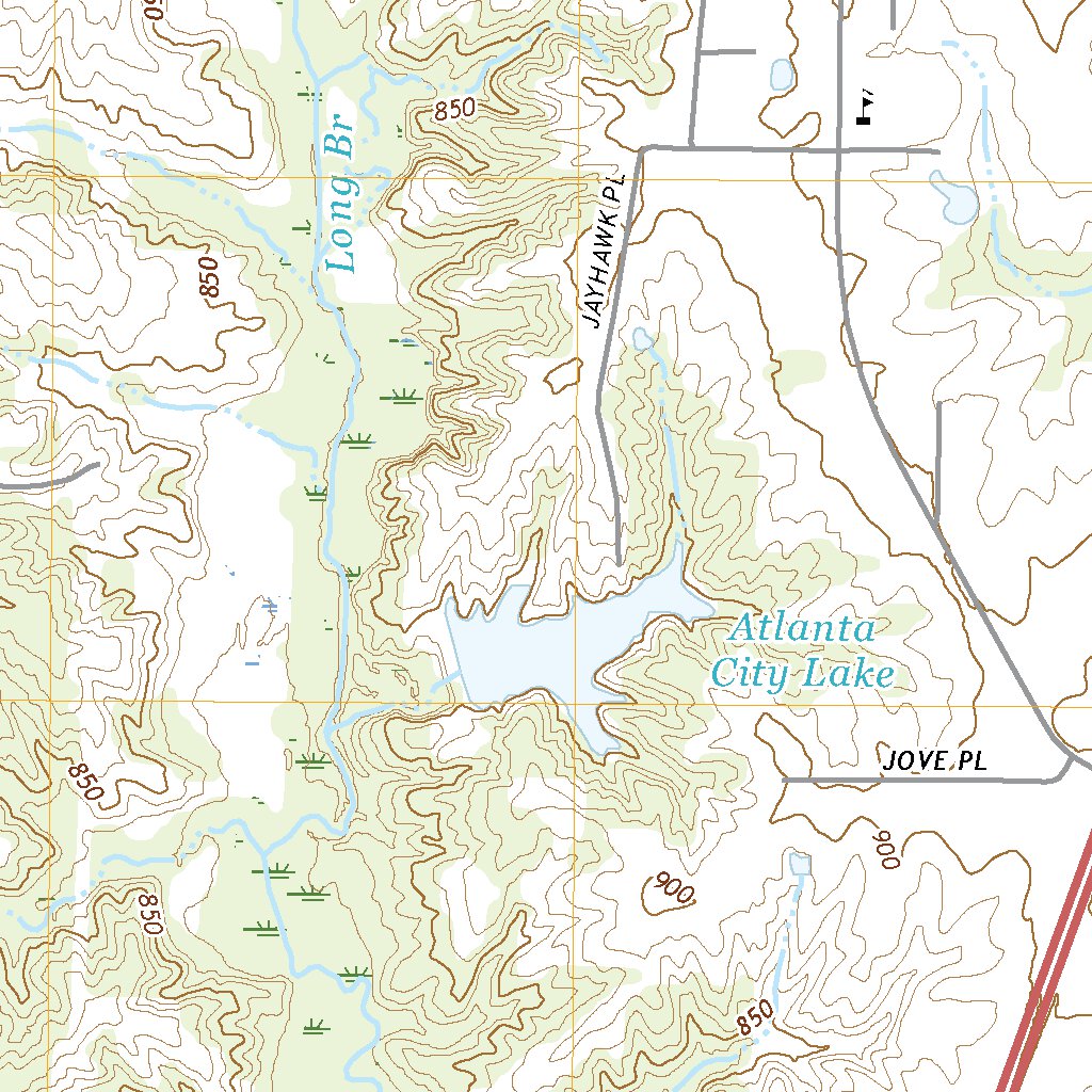 Atlanta, MO (2021, 24000-Scale) Map by United States Geological Survey ...