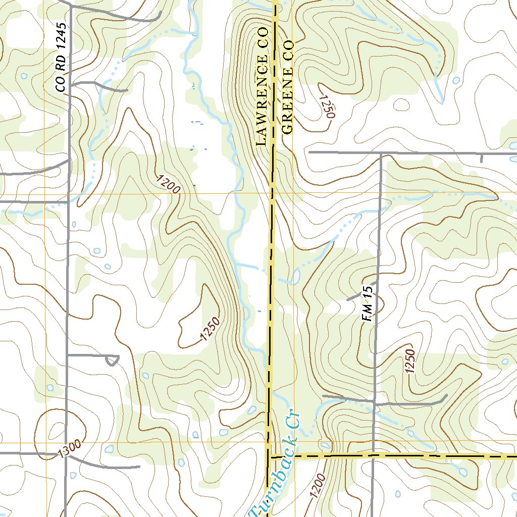 Billings, MO (2021, 24000-Scale) Map by United States Geological Survey ...
