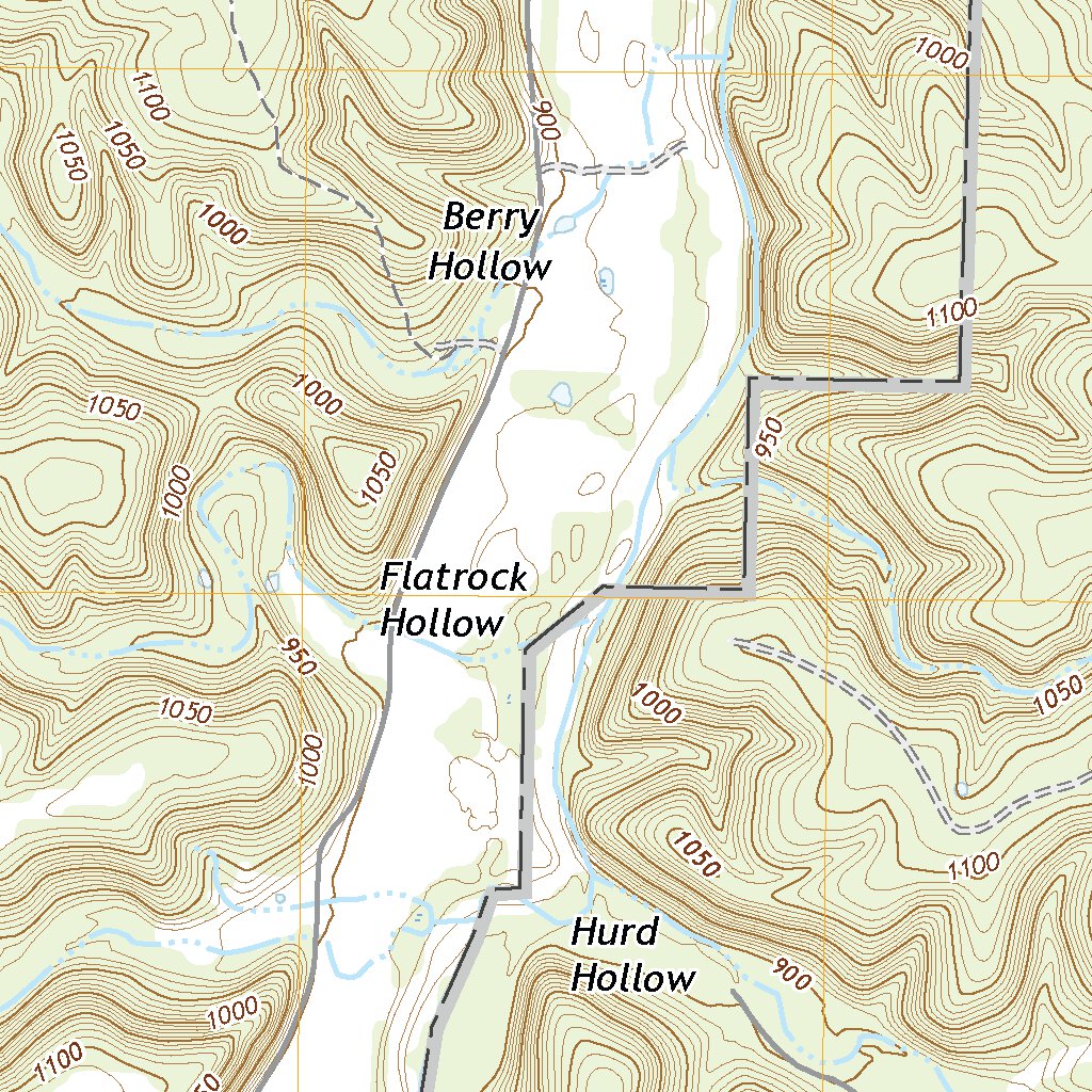 Bloodland, MO (2021, 24000-Scale) Map by United States Geological ...