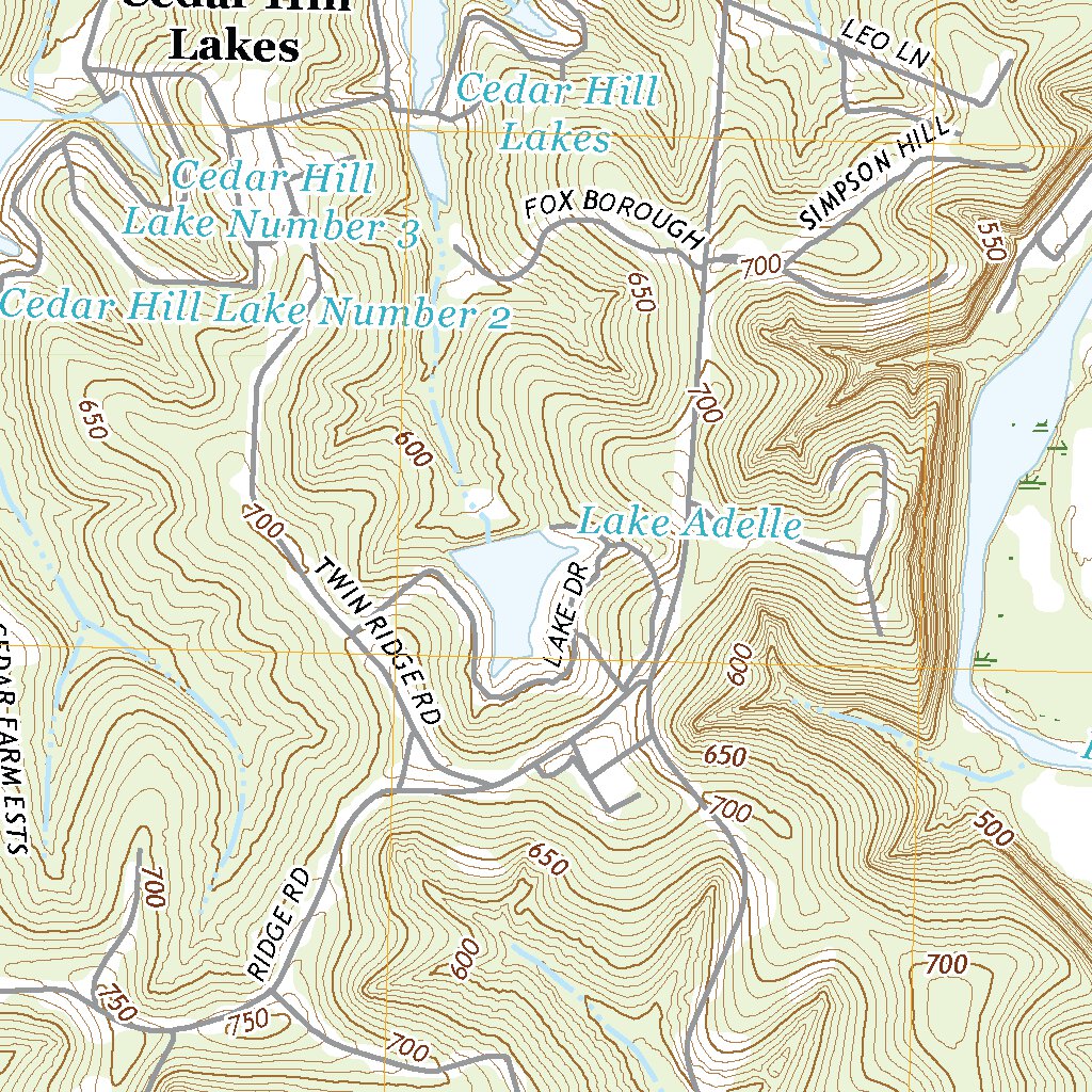 Cedar Hill, MO (2021, 24000-Scale) Map by United States Geological ...