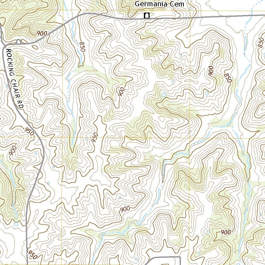 Downing NW, MO (2021, 24000-Scale) Map by United States Geological ...