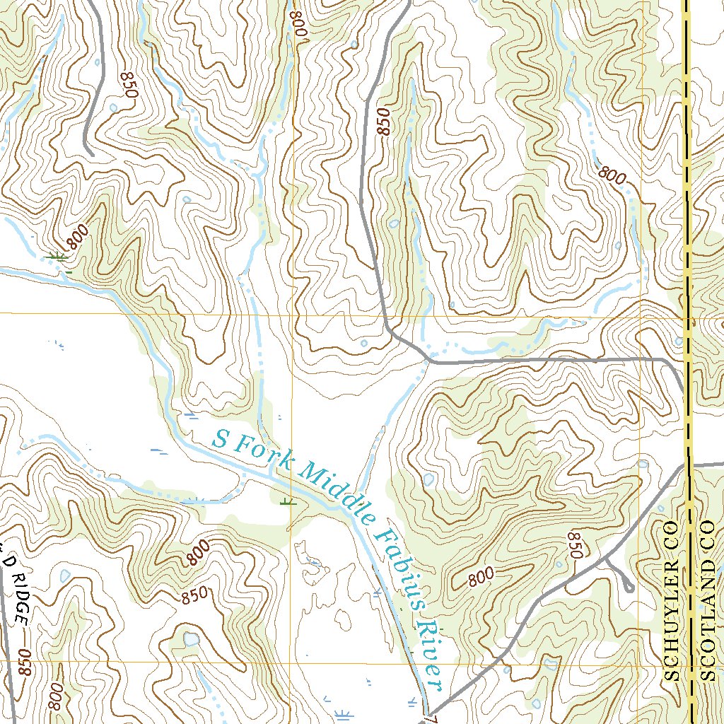 Downing, MO (2021, 24000-Scale) Map by United States Geological Survey ...