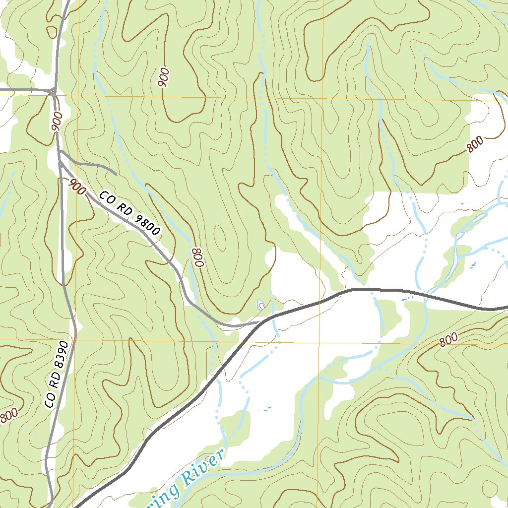 Lanton, MO (2021, 24000-Scale) Map by United States Geological Survey ...