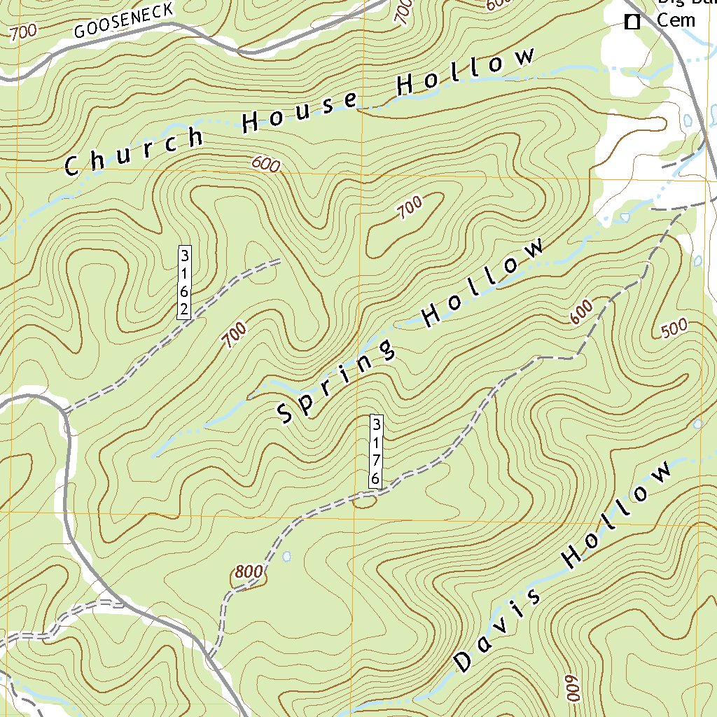 Handy, MO (2021, 24000-Scale) Map by United States Geological Survey ...