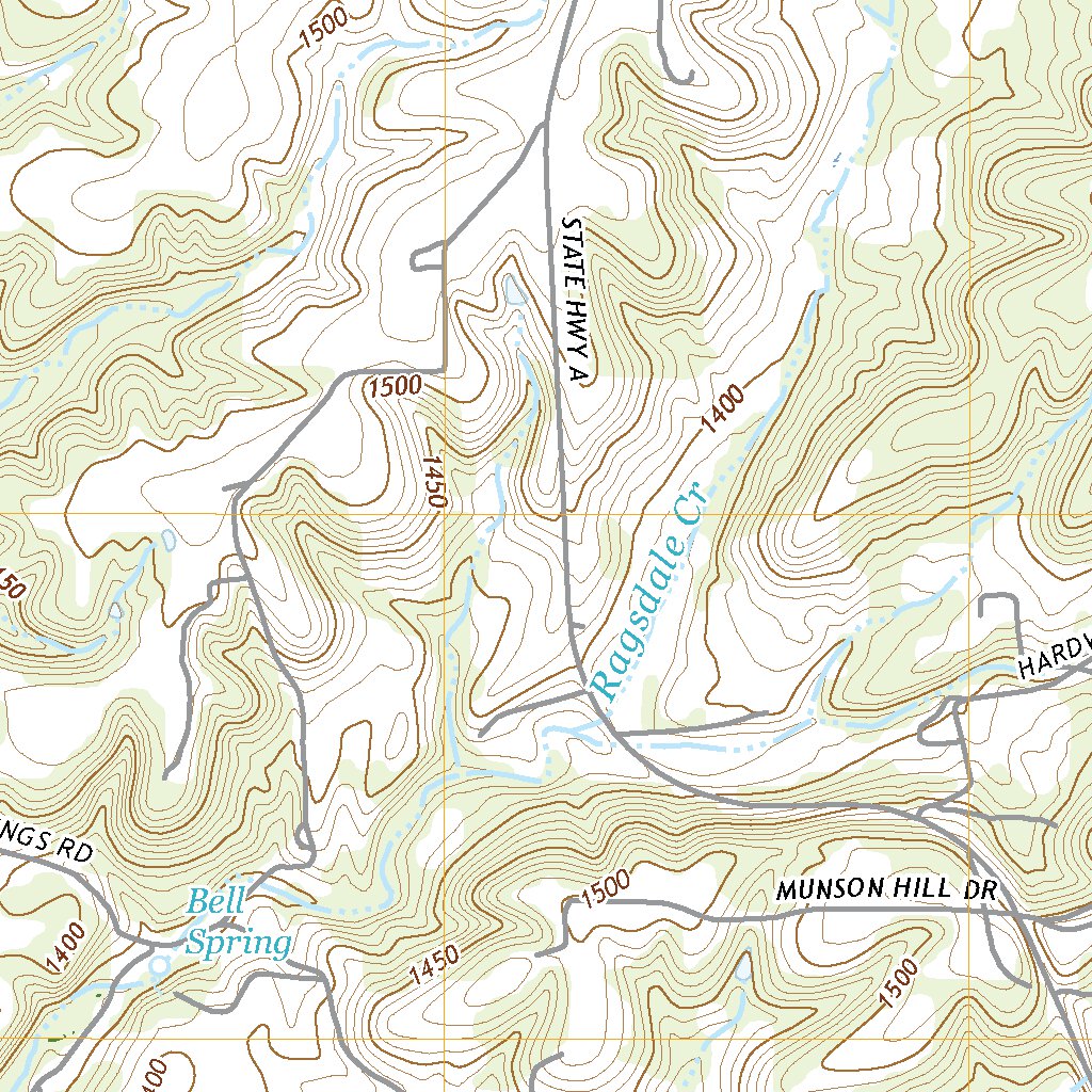 Marshfield, MO (2021, 24000-Scale) Map by United States Geological ...