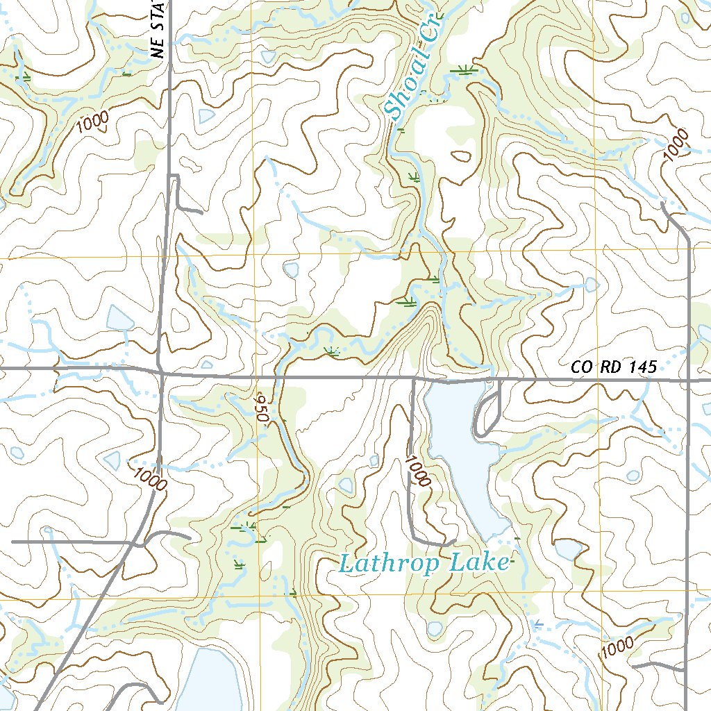 Lathrop, MO (2021, 24000-Scale) Map by United States Geological Survey ...