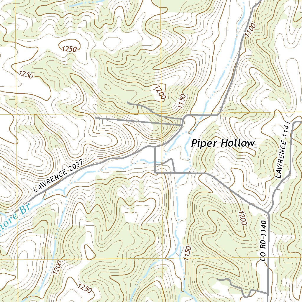 Miller, MO (2021, 24000-Scale) Map by United States Geological Survey ...