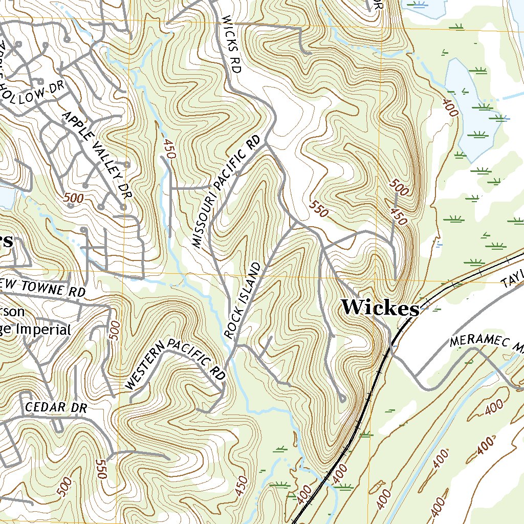 Oakville, MO (2021, 24000-Scale) Map by United States Geological Survey ...
