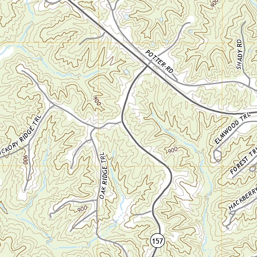 Novinger, MO (2021, 24000-Scale) Map by United States Geological Survey ...