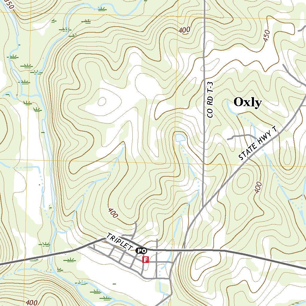 Oxly, MO (2021, 24000-Scale) Map by United States Geological Survey ...