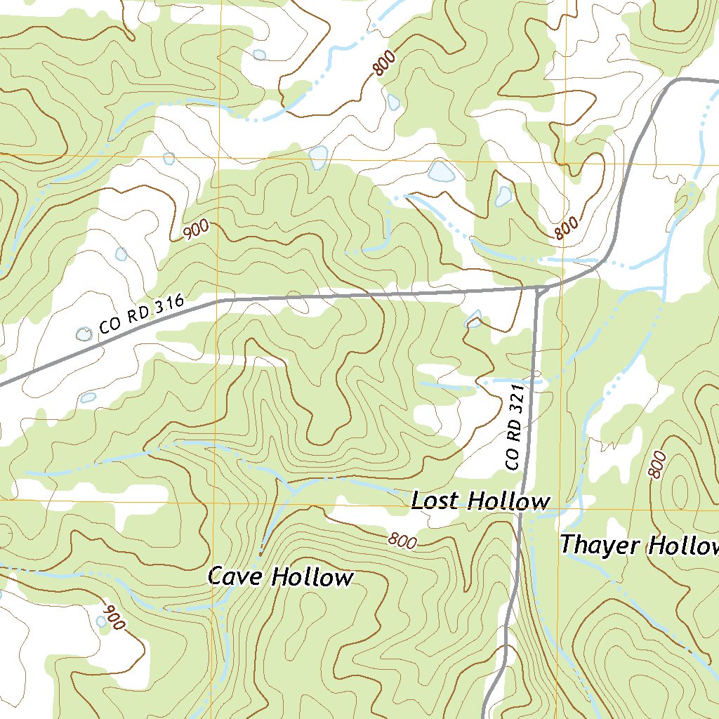 Rover, MO (2021, 24000-Scale) Map by United States Geological Survey ...