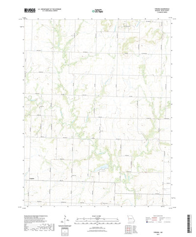 Virginia, MO (2021, 24000-Scale) Map by United States Geological Survey ...