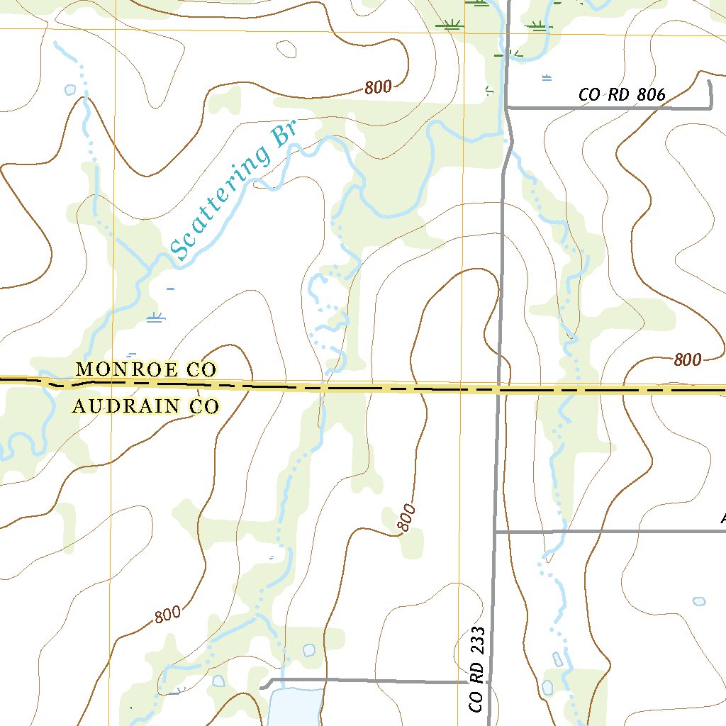 Rowena, MO (2021, 24000-Scale) Map by United States Geological Survey ...