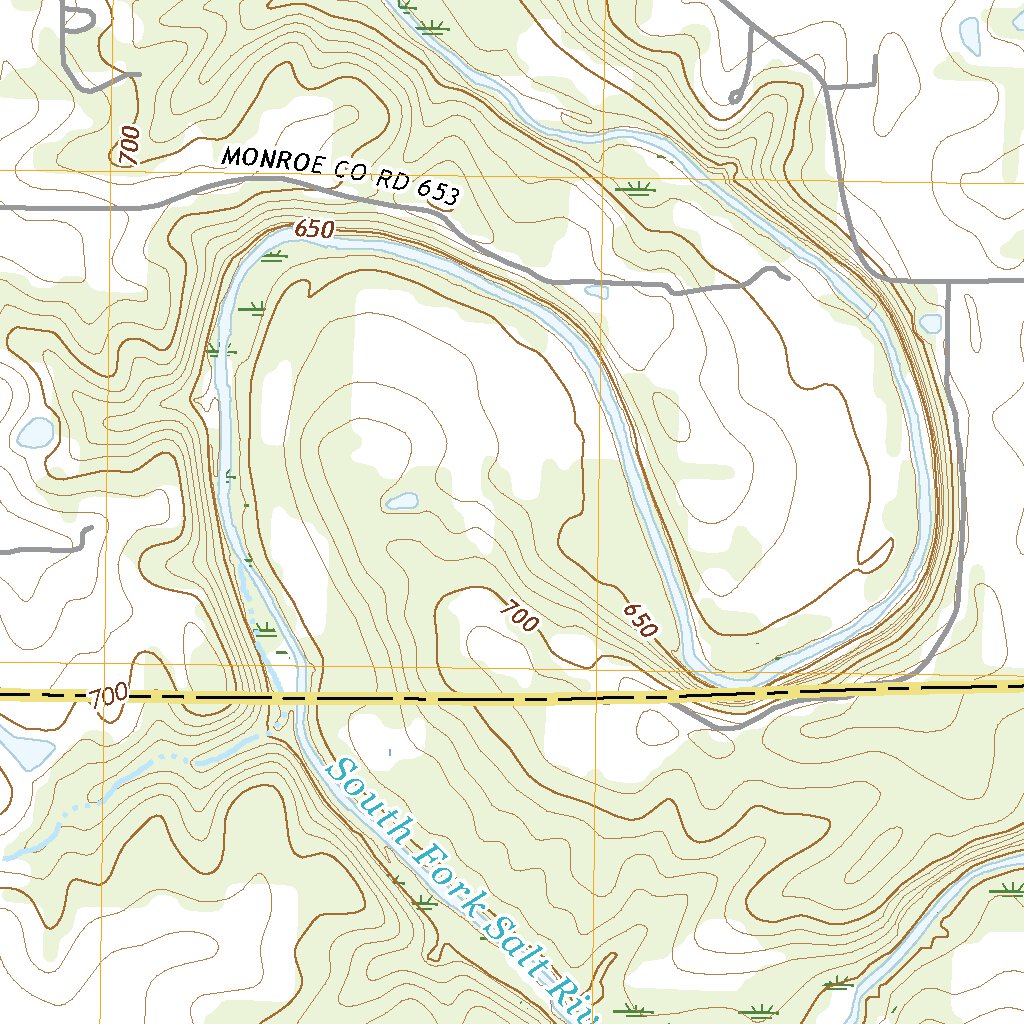 Santa Fe, MO (2021, 24000-Scale) Map by United States Geological Survey ...