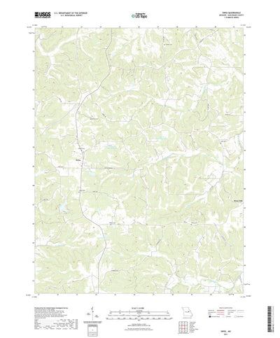 Swiss, MO (2021, 24000-Scale) Map by United States Geological Survey ...
