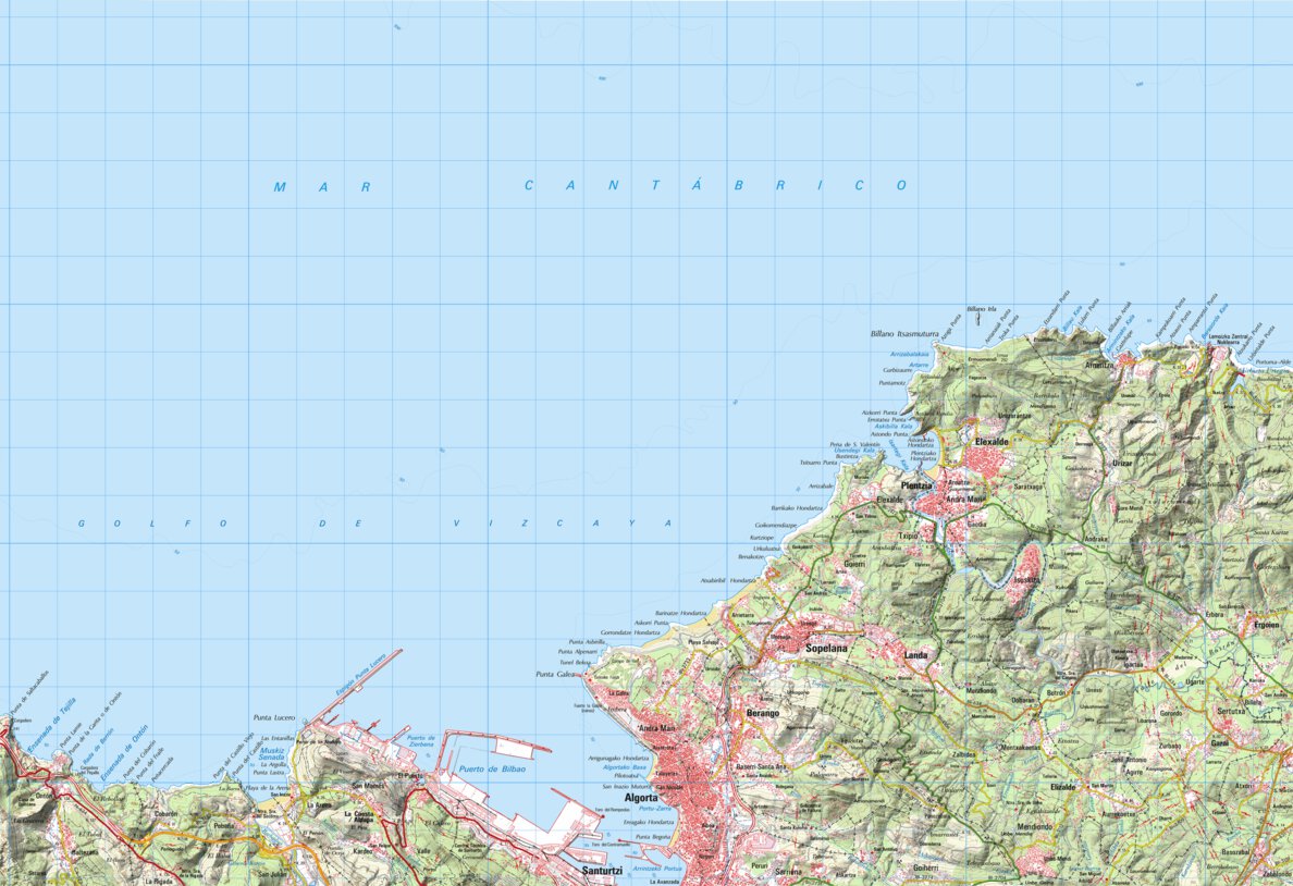 Algorta (0037) Map by Instituto Geografico Nacional de Espana | Avenza Maps