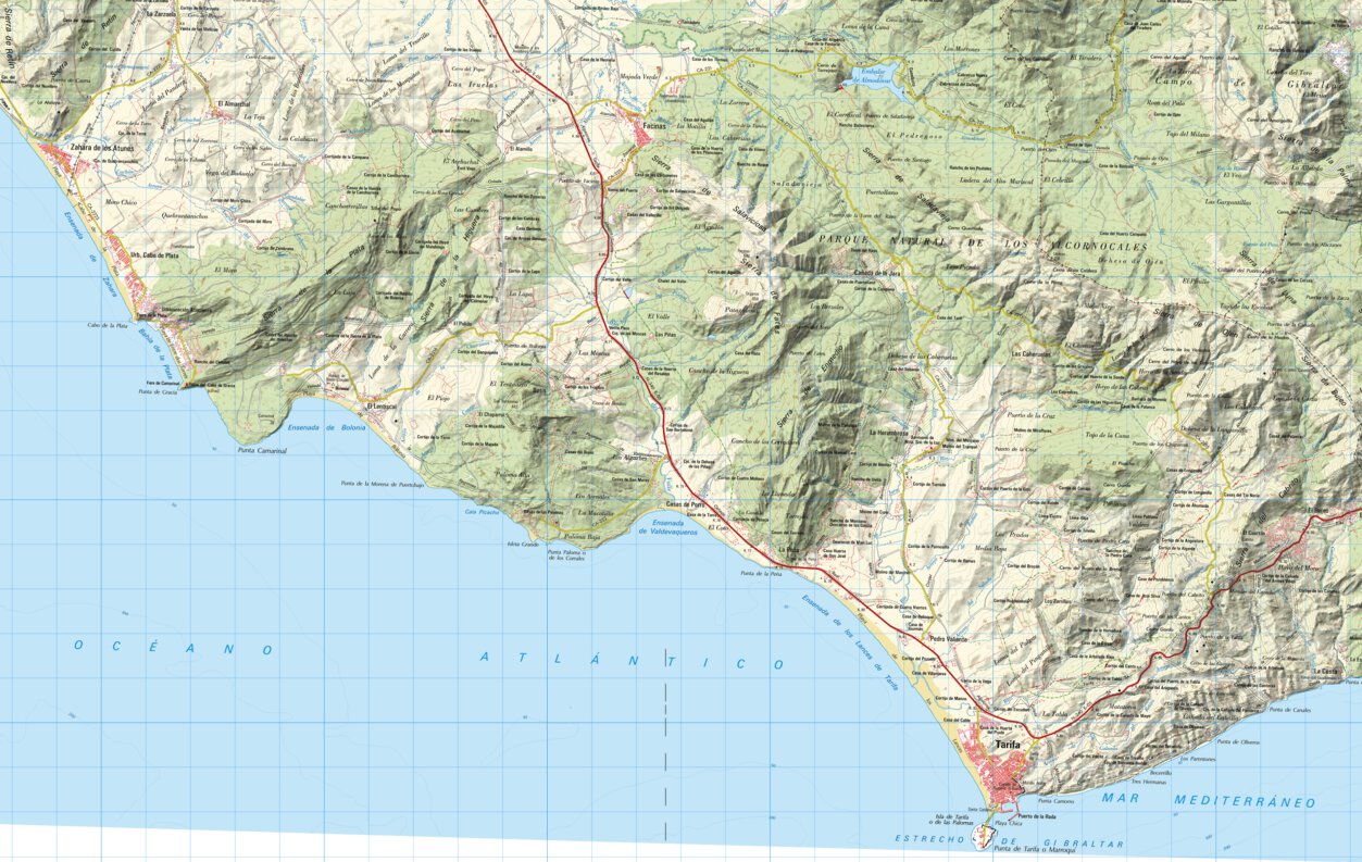 Tarifa (1077) Map by Instituto Geografico Nacional de Espana | Avenza Maps
