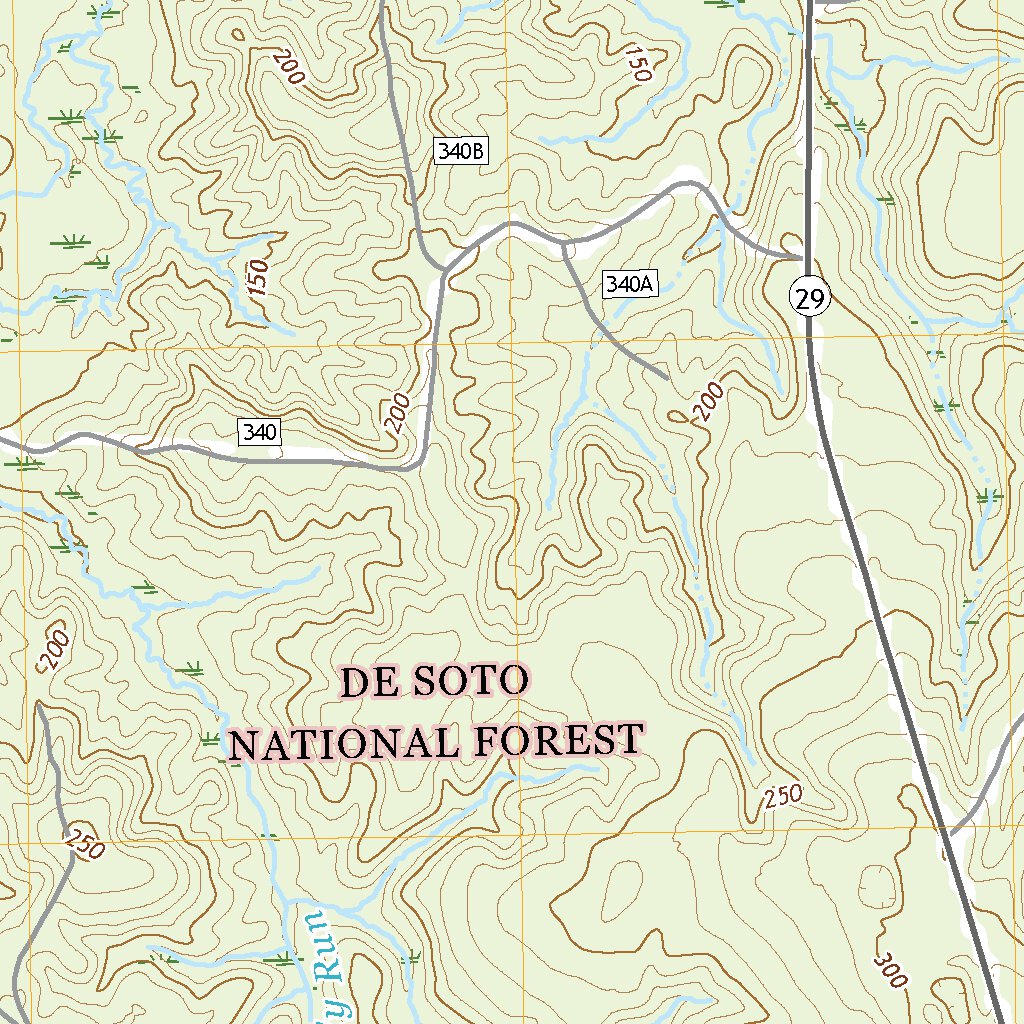 Bond Pond, MS (2021, 24000-Scale) Map by United States Geological ...
