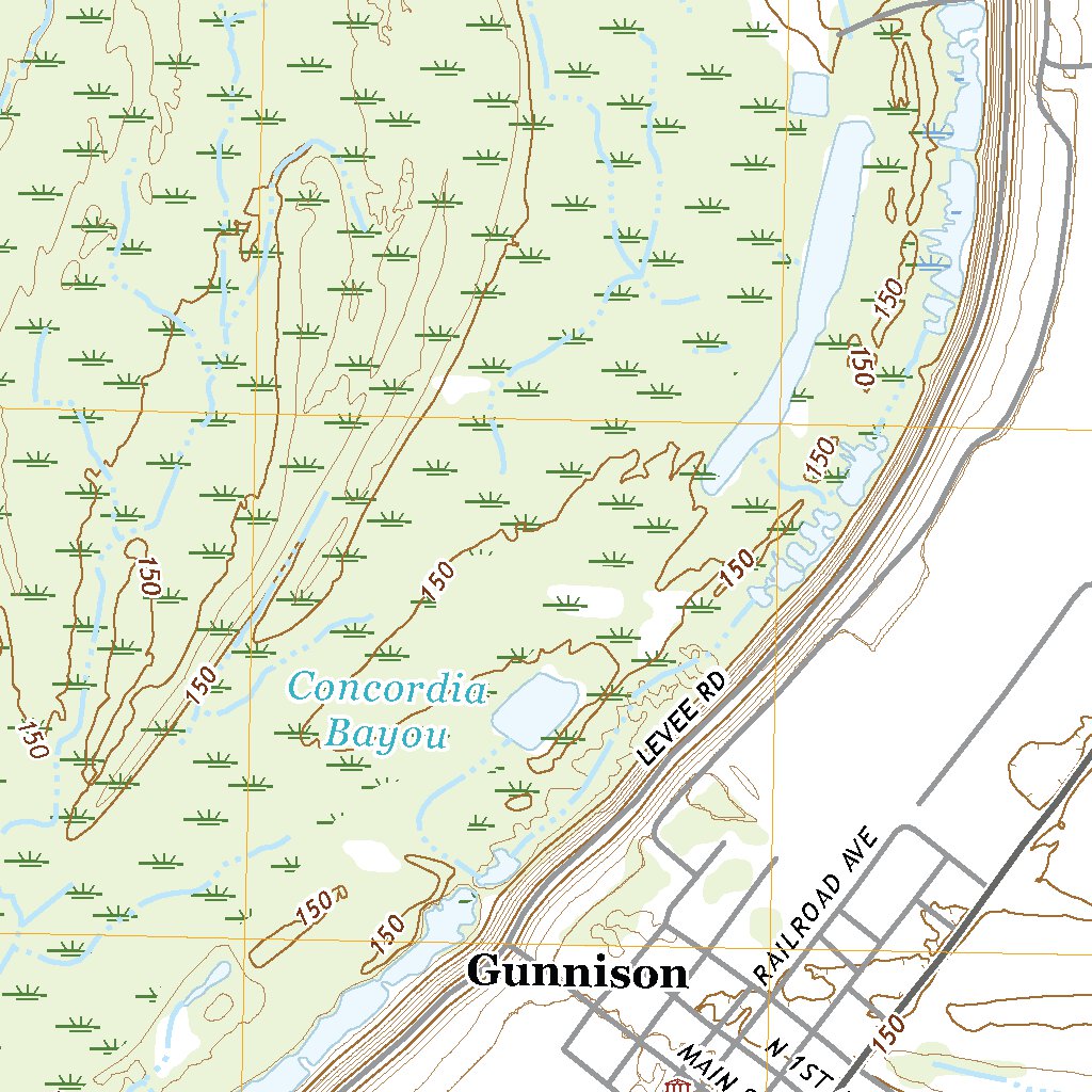 Gunnison, MS (2020, 24000-Scale) Map by United States Geological Survey ...