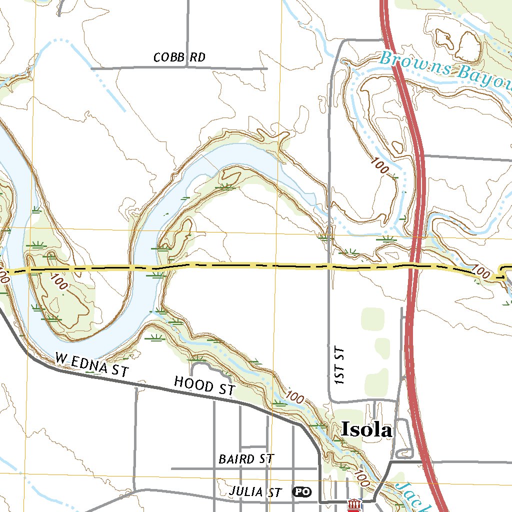 Inverness, MS (2020, 24000-Scale) Map by United States Geological ...
