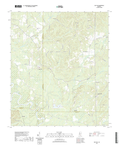 Oak Vale, MS (2020, 24000-Scale) Map by United States Geological Survey ...
