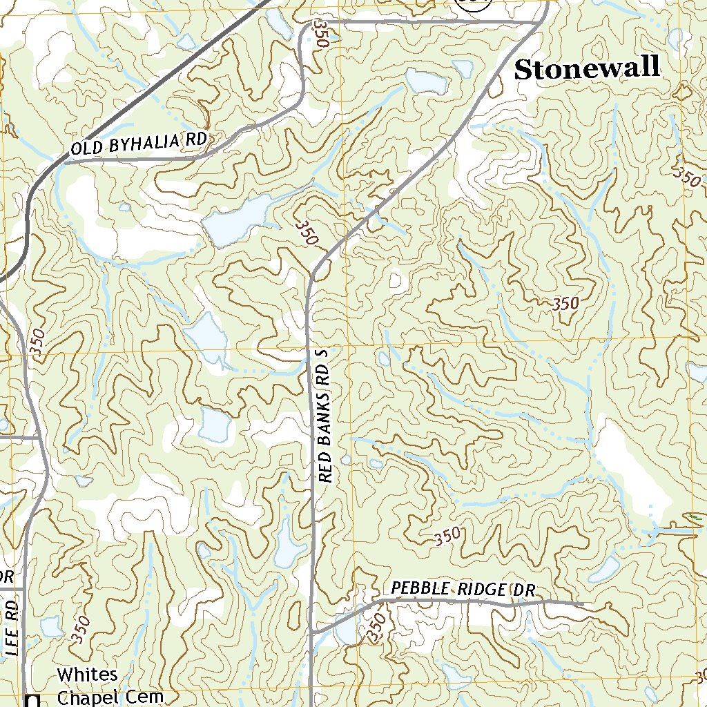 Lewisburg, MS (2021, 24000-Scale) Map by United States Geological ...