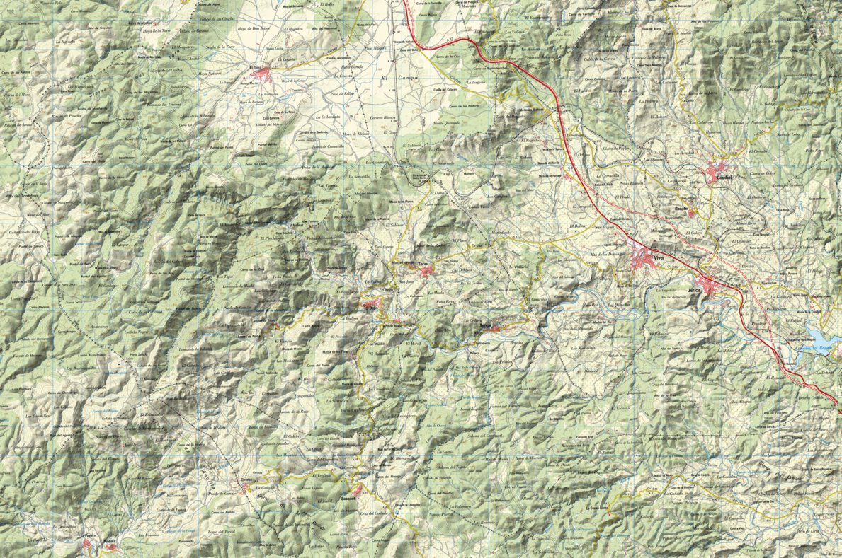 Jérica (0639) Map by Instituto Geografico Nacional de Espana | Avenza Maps