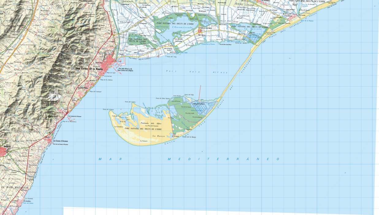 Alcanar (0547) Map by Instituto Geografico Nacional de Espana | Avenza Maps