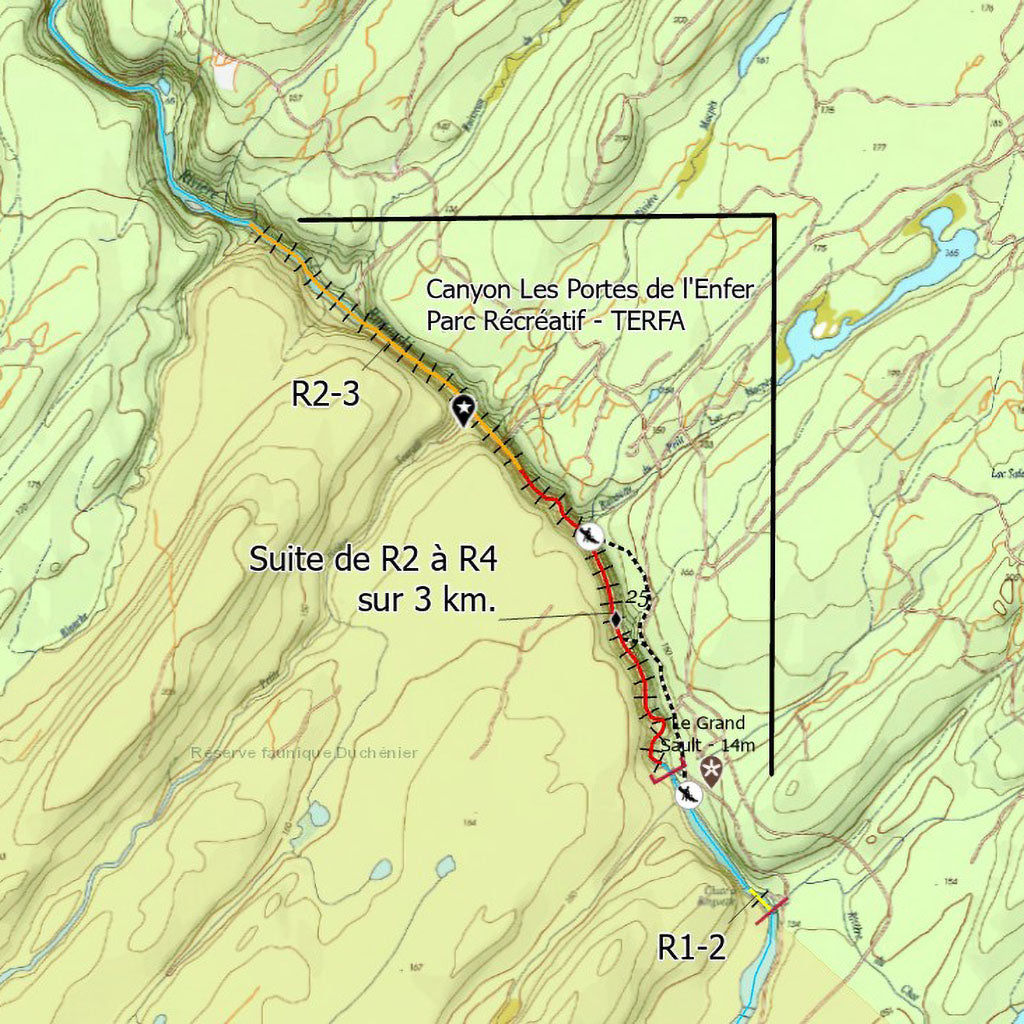 Rivière Rimouski Map by Canot Kayak Quebec | Avenza Maps