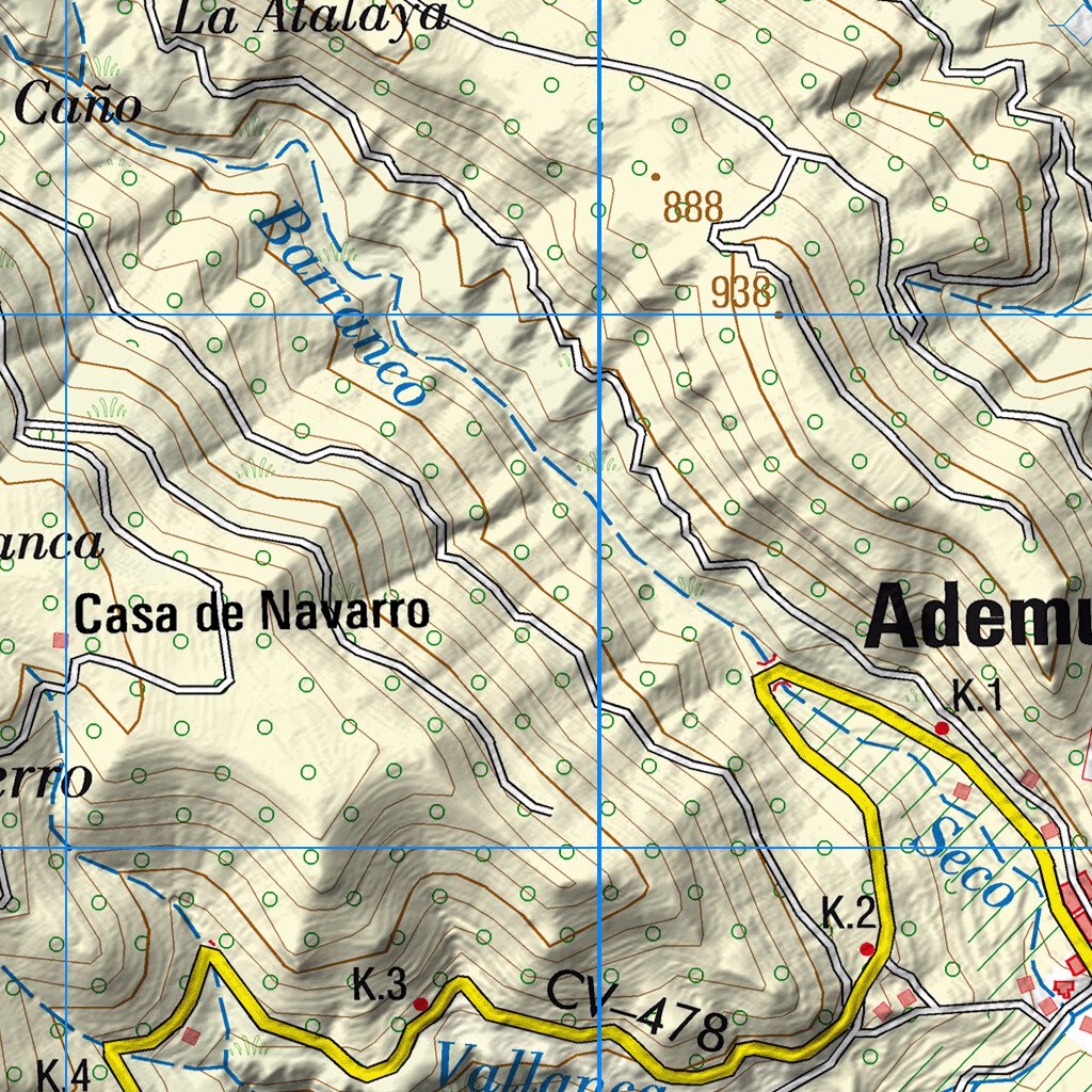 Ademuz (0612) Map by Instituto Geografico Nacional de Espana | Avenza Maps