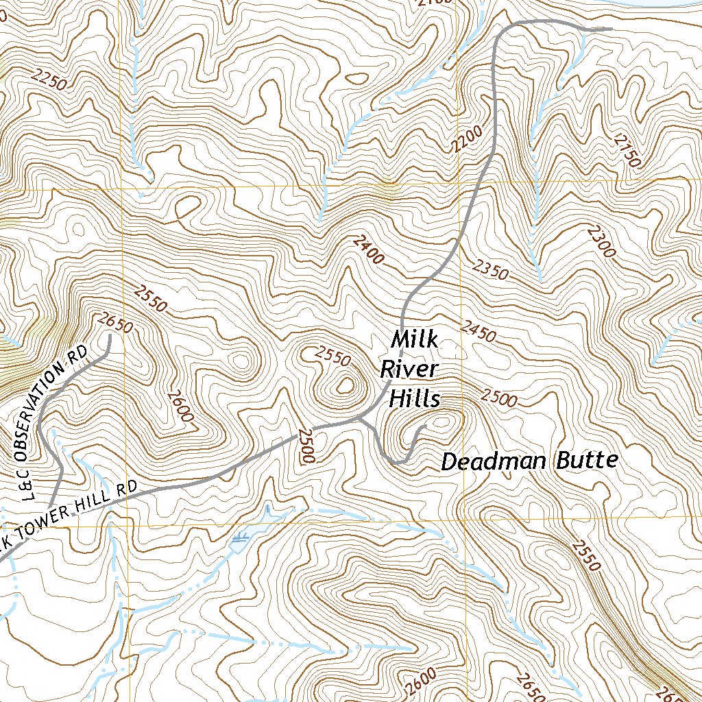 Milk River Hills, MT (2020, 24000-Scale) Map by United States ...