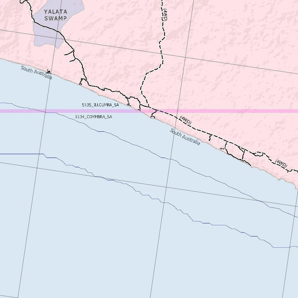 Getlost Map SH5216 NULLARBOR Australia Touring Map V15b 1:250,000 by ...