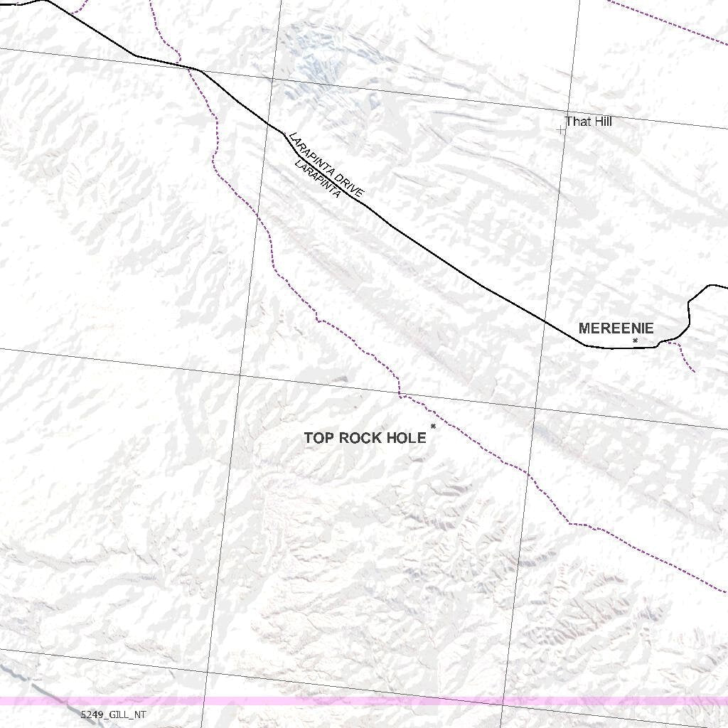 Getlost Map SF5216 MOUNT LIEBIG Australia Touring Map V15b 1:250,000 by ...